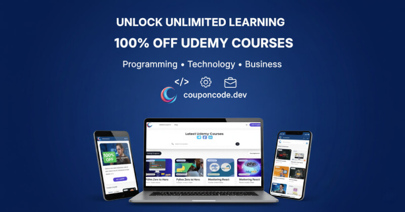 Free Udemy Courses & Daily Coupons | CouponCode.dev